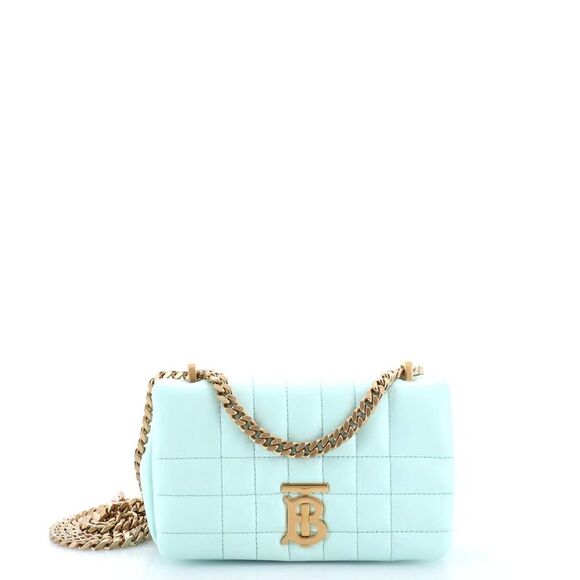 Burberry | Bags | Burberry Lola Shoulder Bag Exploded Check Quilted ...